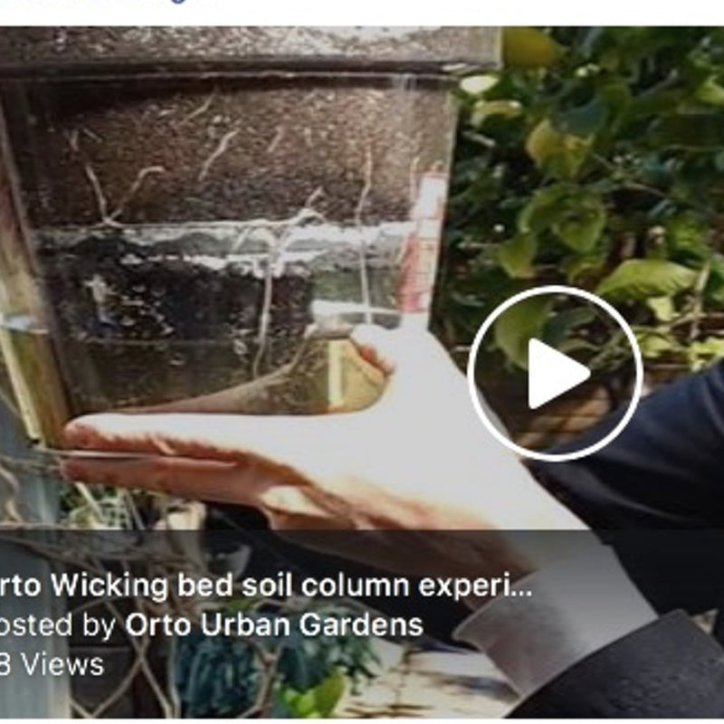 Wicking soil column experiment — Orto Urban Gardens